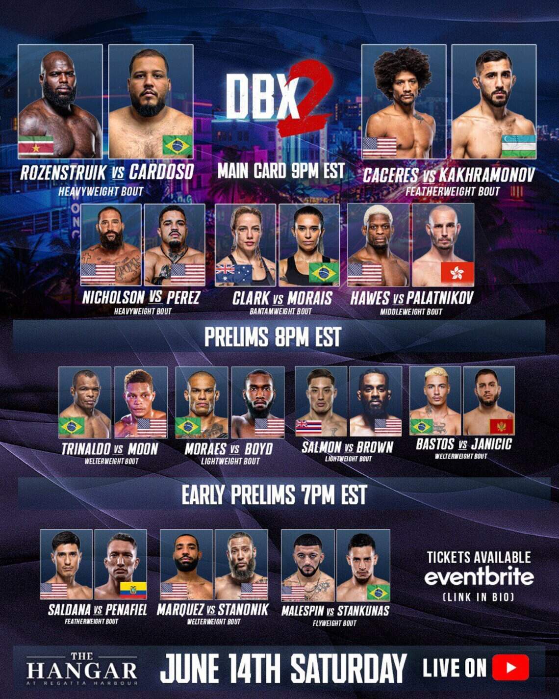 Dirty Boxing regresa este 14 de junio con más acción en Miami | El ...